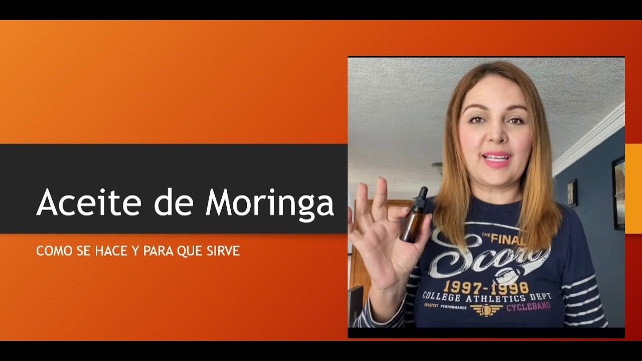 CÓMO HACER ACEITE DE MORINGA antiarrugas y anti envejecimiento