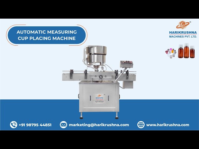 Cup Placement Machine - Automatic Measuring Cup Placing Machine ...
