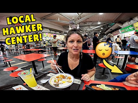 Singapore Street Food on a Budget at ABC FOOD CENTRE ๐ธ๐ฌ | Local Cheap Eats & One Sleepy Kid