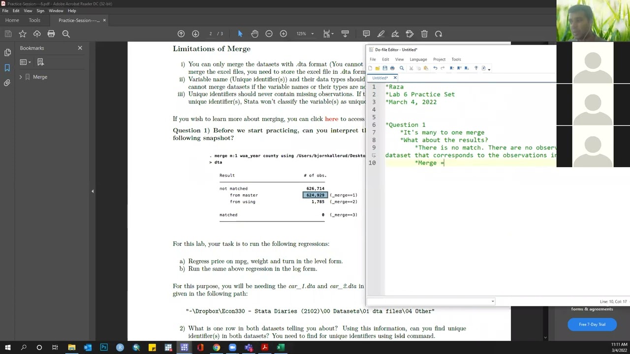 Spring 2022 - ECON 330 (Lab # 6)