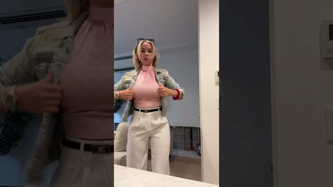 There was no point to this video really I just like this fit #ootn #pink #polladot #fuzzyjacket