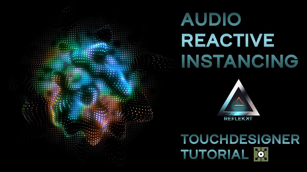 Audio Reactive Instancing - TouchDesigner Tutorial 008