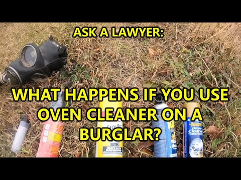 Testing Household Sprays - Self Defence And Legal Implications