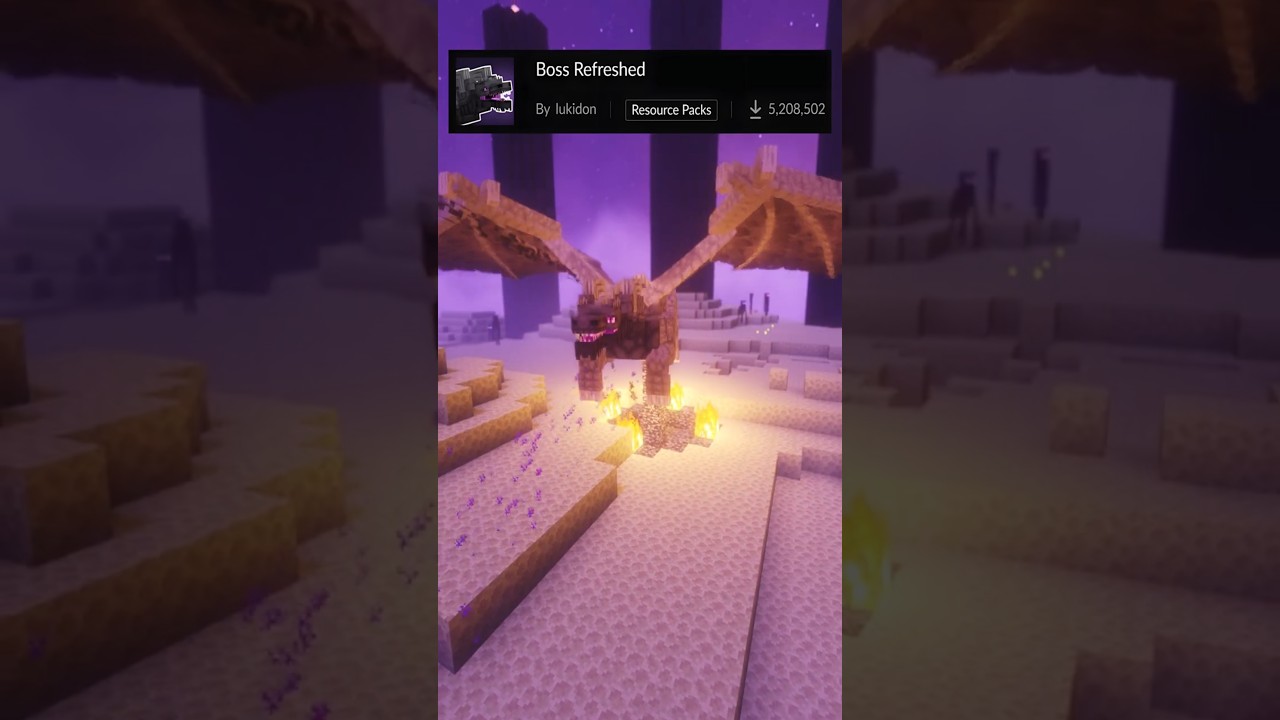 Minecraft Best Texture Pack In and Comparison 😱