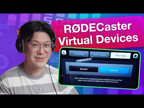 RØDECaster's Expanded Virtual Devices and Its Use Cases