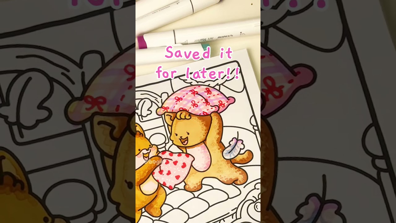 Bogiki | How To Color Coquette Pattern #coloringbook #bogikicoloringbook #bogiki