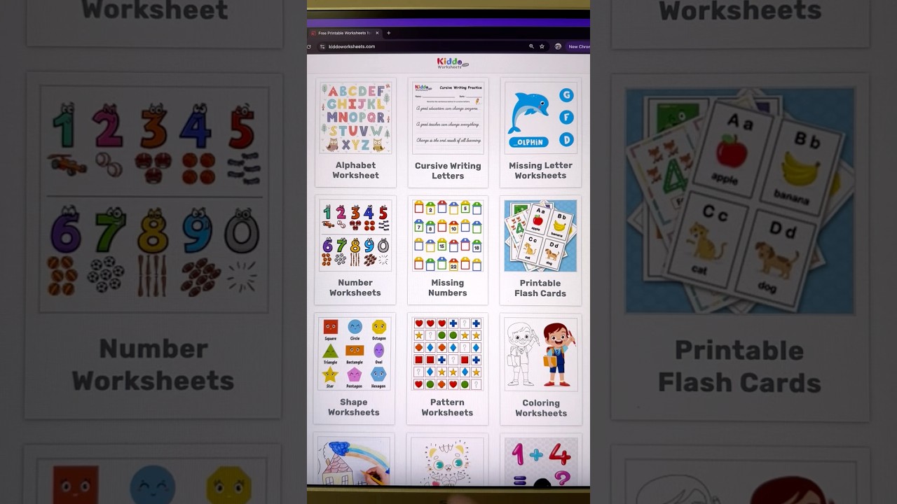 Generate almost any worksheets #worksheet #worksheetforkids #educational