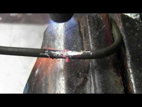 Silver Soldering a Damaged Steel Brake Line with Muggy Weld SSQ-6 56% Silver Brazing Paste