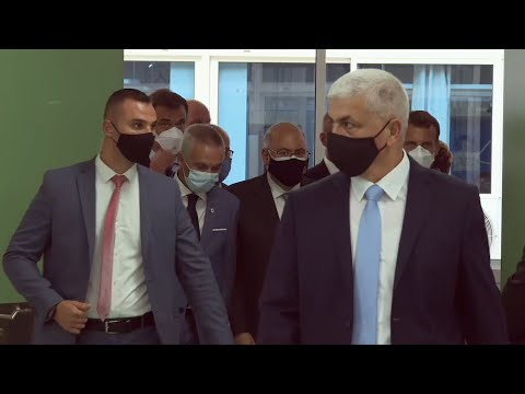 France's Macron visits Rafic Hariri Hospital in Beirut | AFP