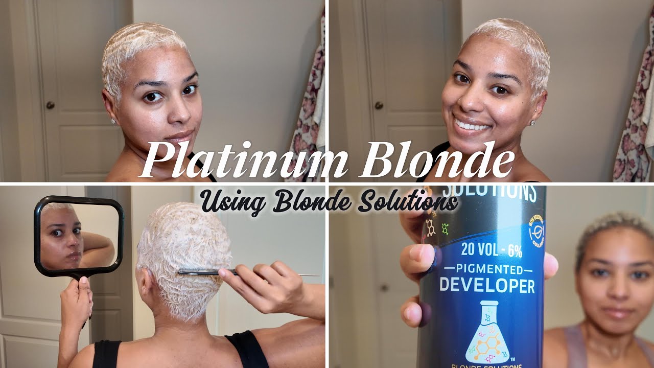 How I Achieved Platinum Blonde At Home With Blonde Solutions
