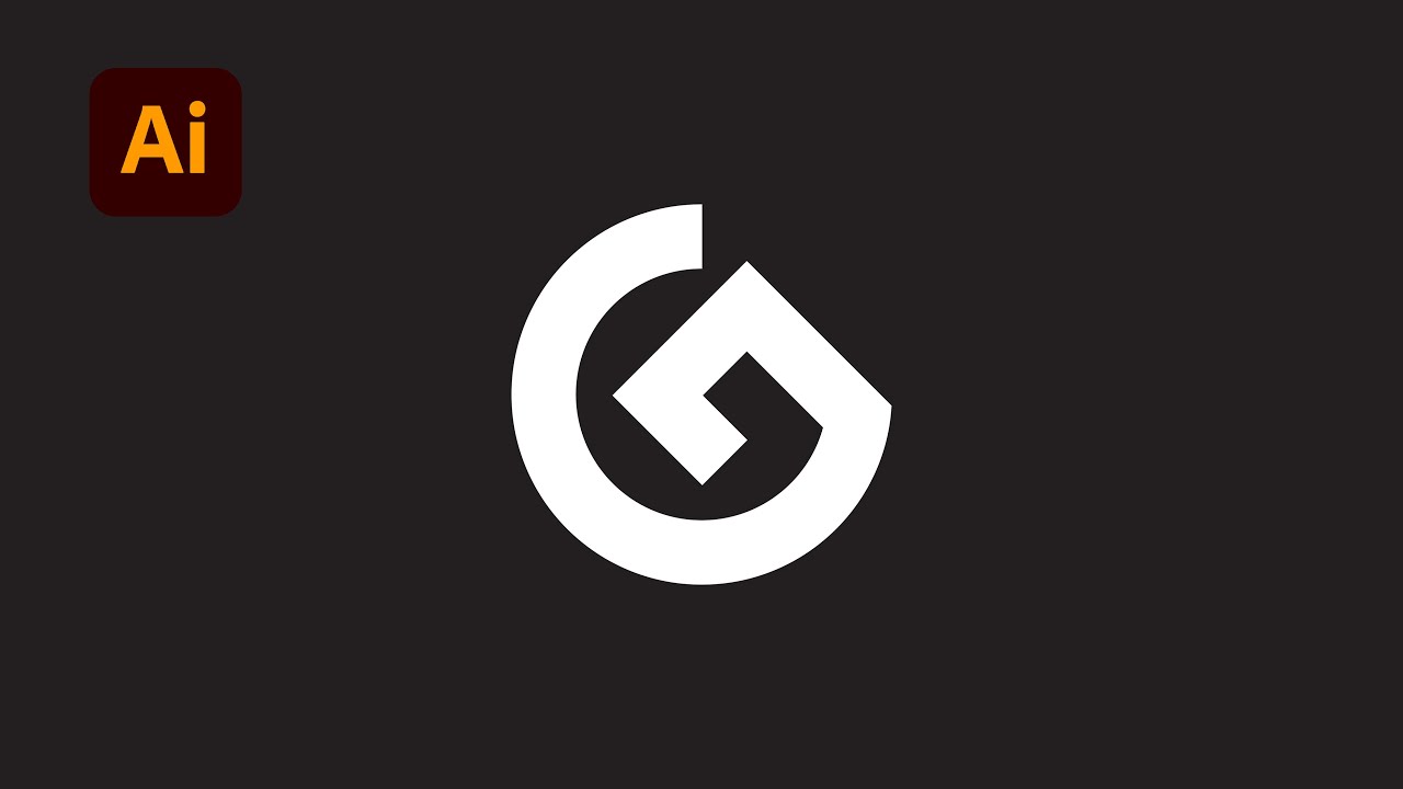 LOGO DESIGN TUTORIAL: 02 BRANDING MONOGRAM TYPE LOGO #shorts#Shorts