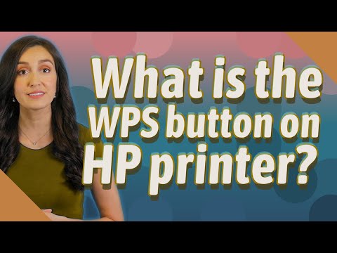 What is the WPS button on HP printer?