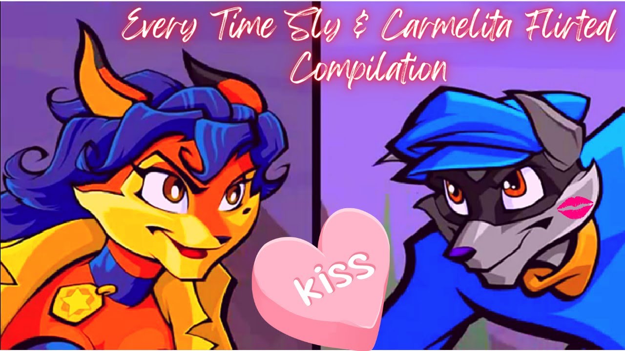 Every Time Carmelita Fox and Sly Cooper Flirted Compilation 💖