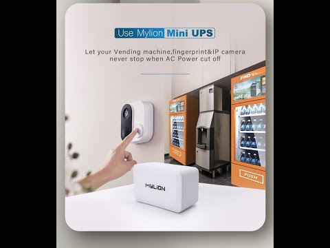 Mylion 12V Mini DC UPS 18650 Lithium Battery Backup Power Supply DC Online