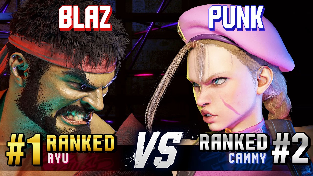 SF6 ▰ BLAZ (#1 Ranked Ryu) vs PUNK (#2 Ranked Cammy) ▰ High Level Gameplay