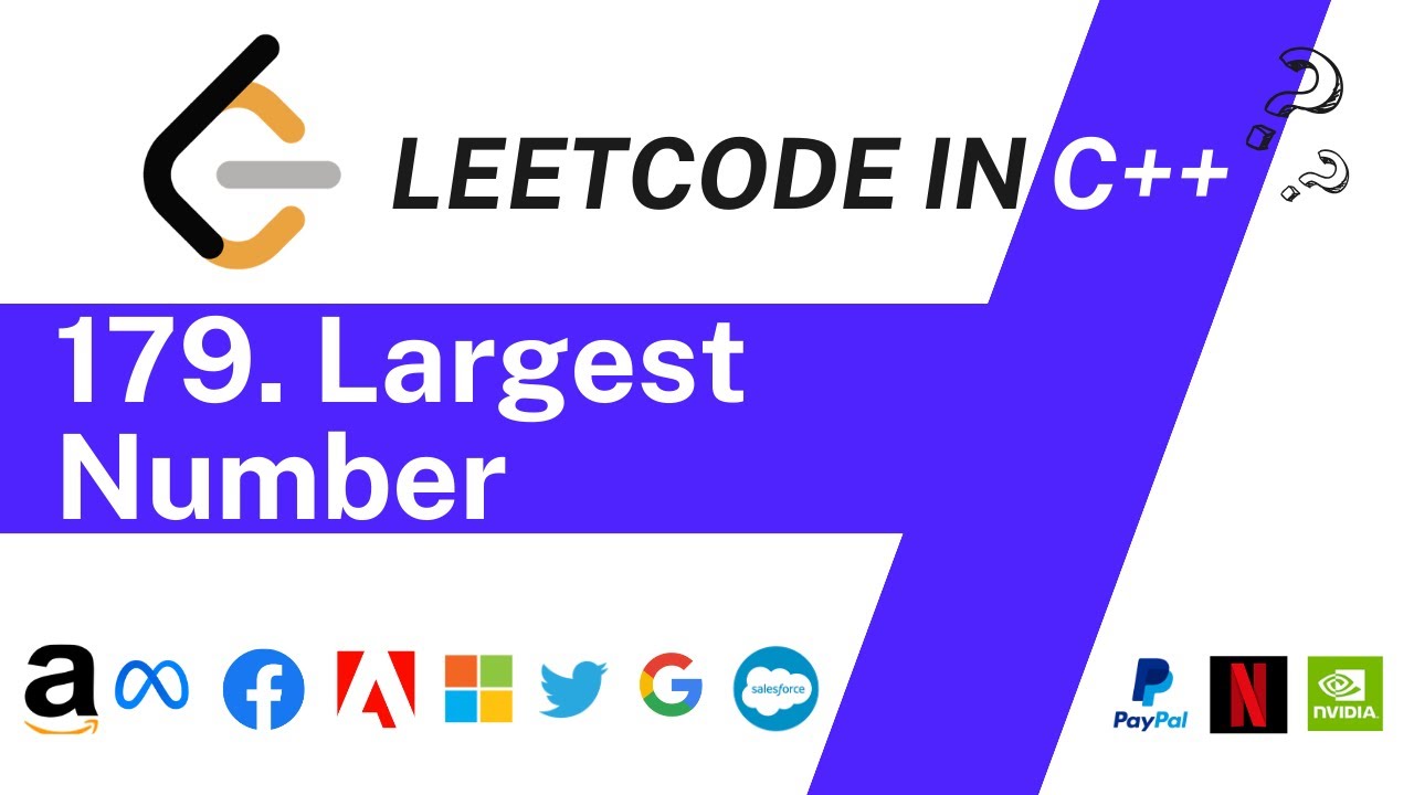 Largest Number | Leetcode Problem 179 | C++ Solution | Sorting