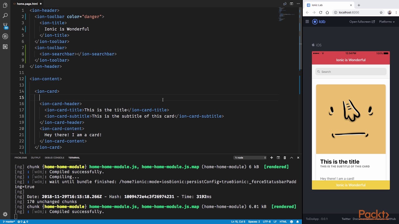 13 Using Cards and Grids in Ionic   Building Mobile Apps with I