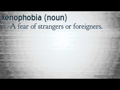 xenophobia - definition