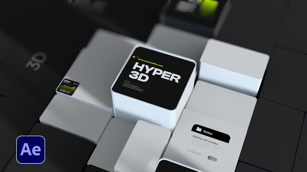 Make Hyper 3D Motion Graphics in After Effects