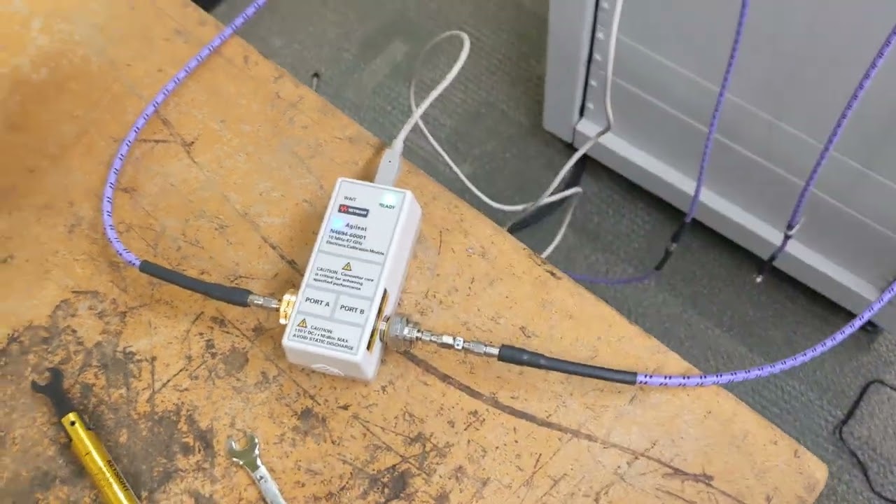 Electronic Calibration (E-Cal) on VNA
