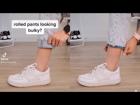 Rolled Jeans Looking Bulky?