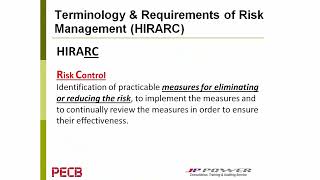 Occupational Hazard Identification Risk Assessment and Risk Control