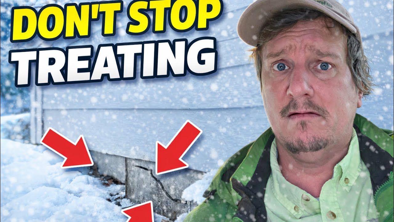 STOP Winter Pests! Where to Spray When the Ground Is Frozen ❄️🐭