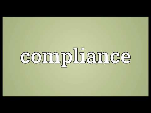 Compliance Meaning