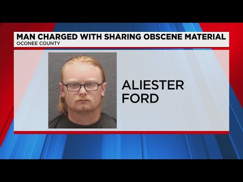 Man charged with sharing obscene material