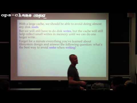 14 Apr 2014: Log-Structured Filesystems