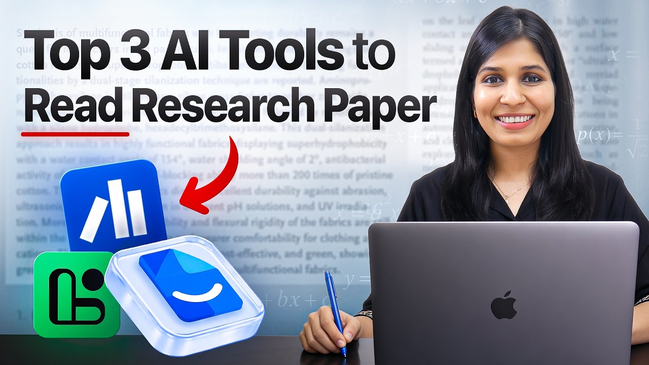 Best FREE AI Tools to Read Research Papers | Step-by-step explained