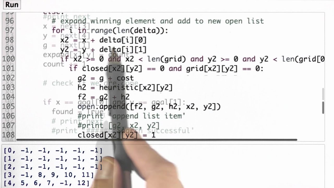 Implement A* Solution - Artificial Intelligence for Robotics