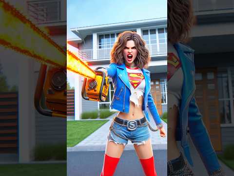 Supergirl See The Real Face Of Dr. Doom! Spiderman Vs Venom Vs Captain America! #spiderman #shorts