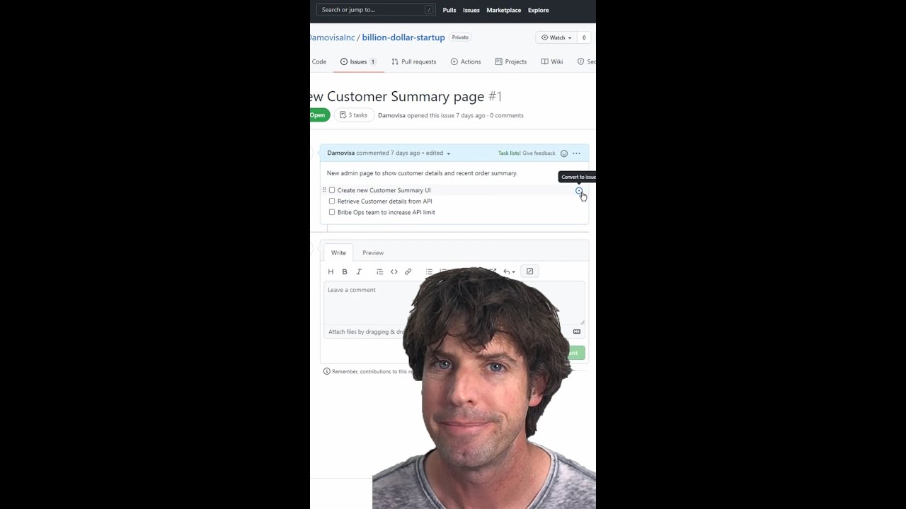 Issue too big? You need task lists!