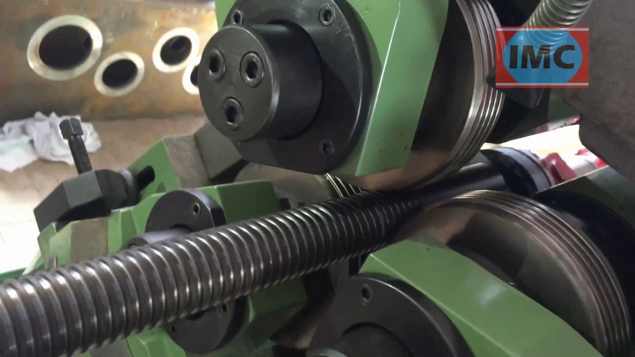 Scaffolding Pipe / Prop Thread Rolling Machine
