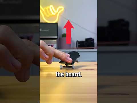 Learn must have trick in 1 min ???? #fingerboard #techdeck #tutorial