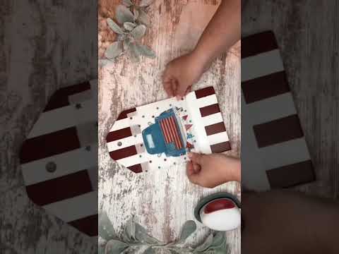 How to Decoupage with Paper Napkins / DIY Craft / Wood Crafts #diy #craft #decoupage #homedecor