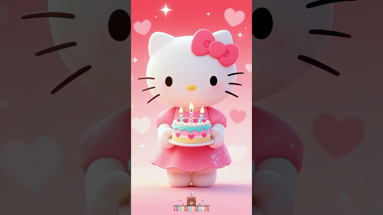 Que los Cumplas Feliz - Hello Kitty - ¡Happy Birthday! - ¡Feliz Cumpleaños! Dulce Hello Kitty
