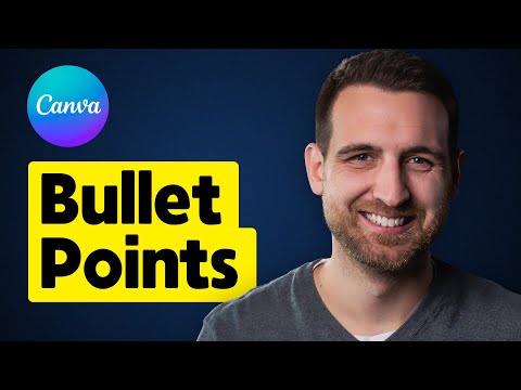 How to Add Bullet Points in Canva