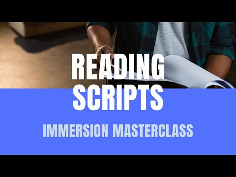 Screenwriting Masterclass | Reading Scripts