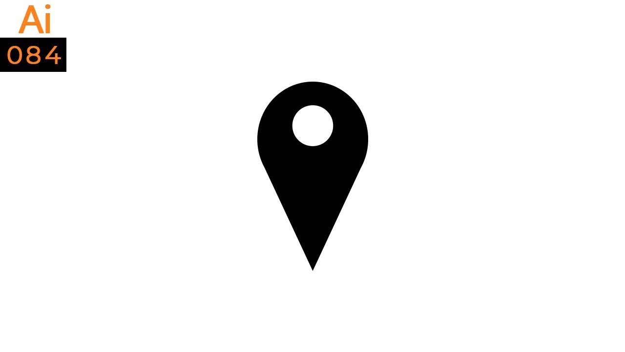 Location Icon in Illustrator