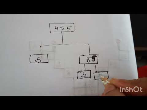 FACTOR TREE OF 425