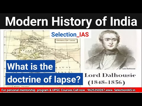 The Doctrine of lapse| Modern History of India| Animated Video| @Selection_IAS #upsc #ias #kalamazad
