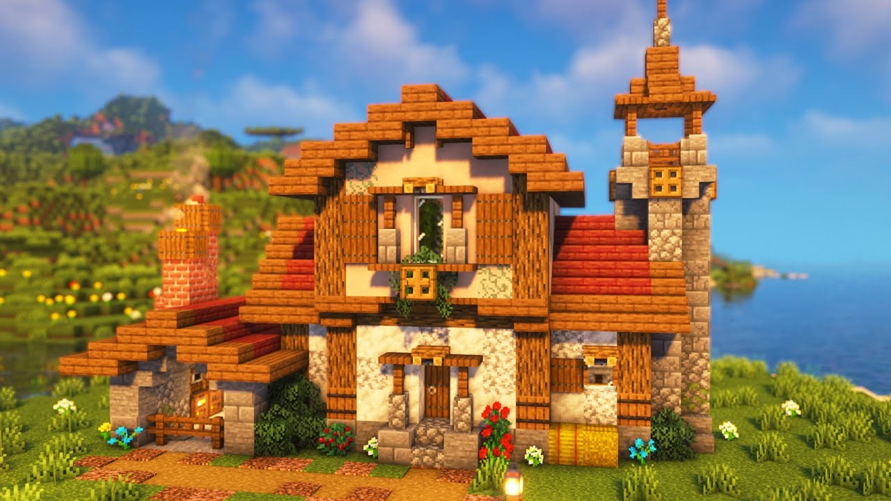 Minecraft: How to Build a Cozy Survival House [Tutorial] - Minecraft ...