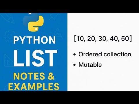 What is list in python with practical examples and notes #coding #pythonforbeginners