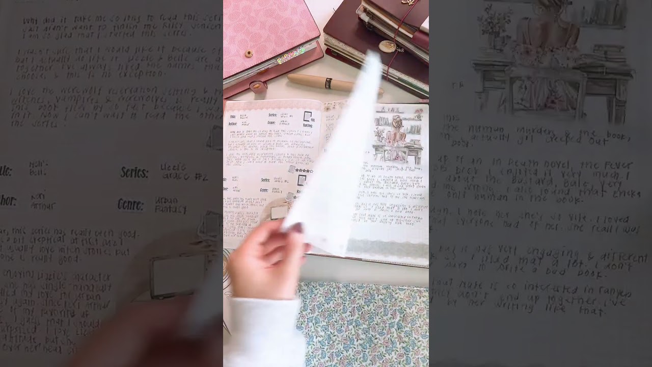 Reading Journal Flipthrough #readingjournal #reading #readingcommunity