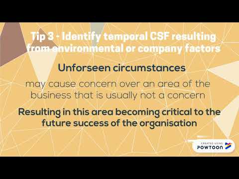 CIMA SCS - Tips to identify CSFs from a case study