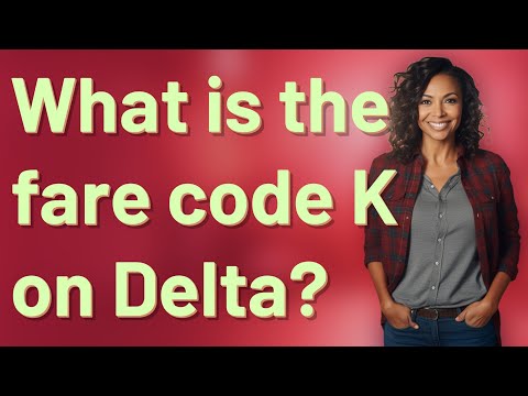 What is the fare code K on Delta?