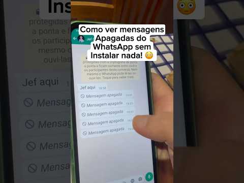 How to see deleted messages on WhatsApp without installing anything! 😮