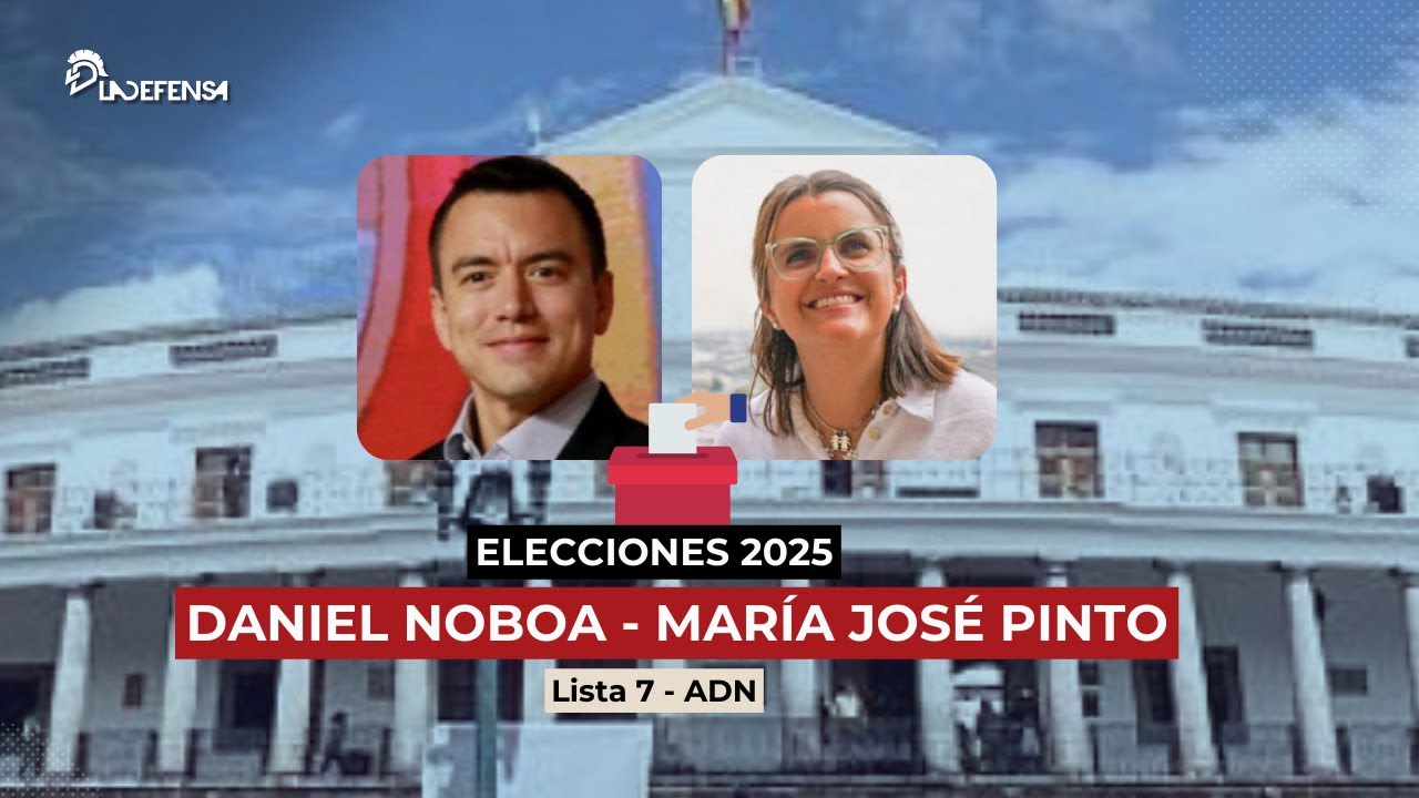Daniel Noboa y María José Pinto – ADN